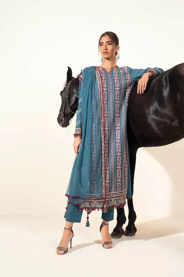 AL KARAM 3pc Unstitched Luxury Collection